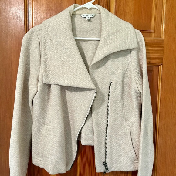 CAbi | Jackets & Coats | Cabi Beige Quilted Jacket | Poshmark